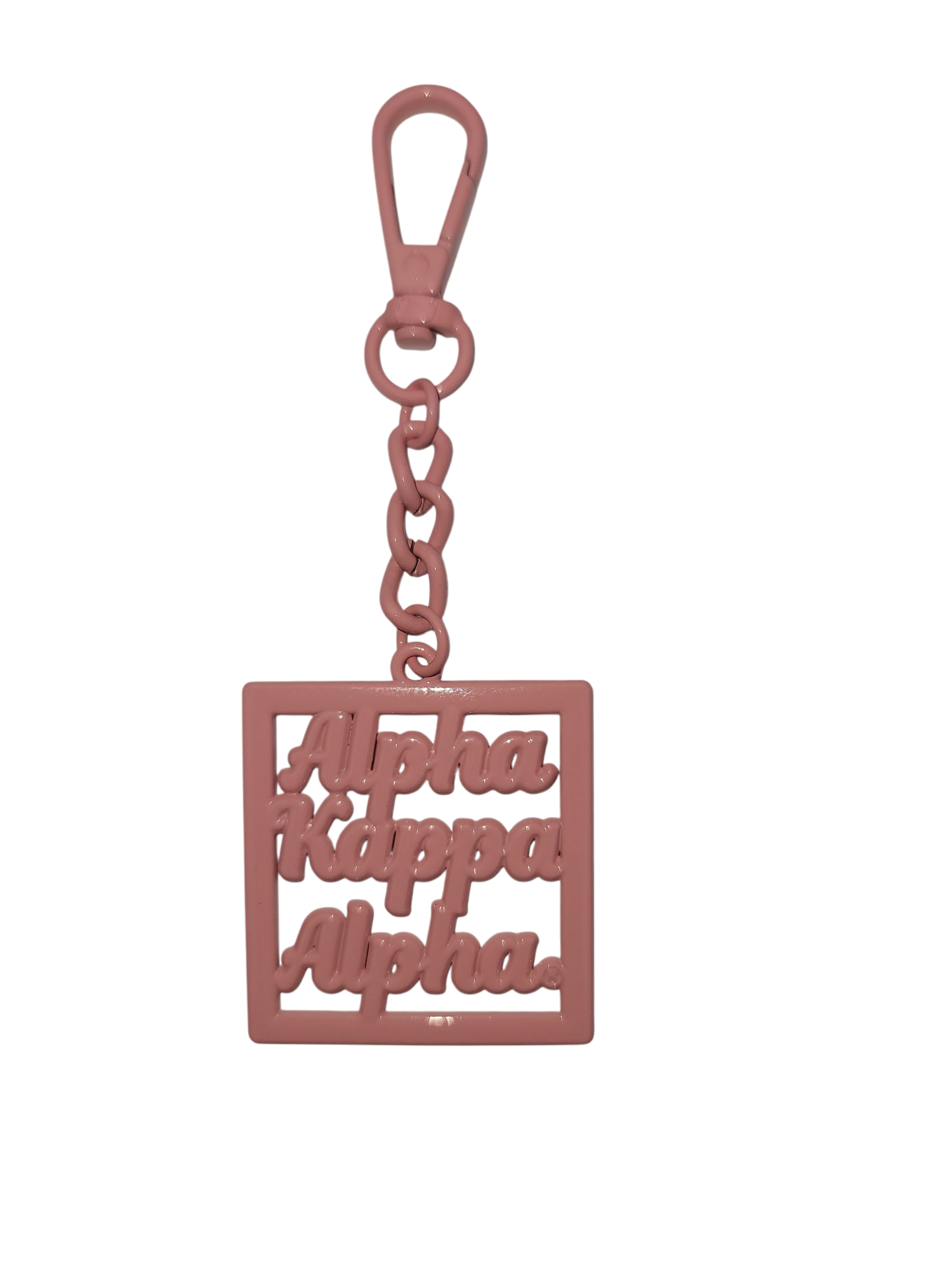 Alpha Kappa Alpha® Keychain | Purse Charm | [Metal] – A Greek Creation