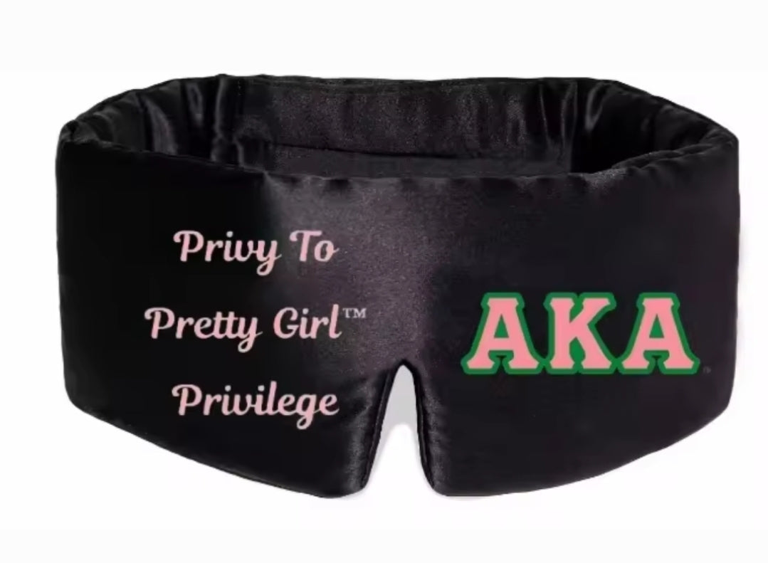AKA® + Privy To Pretty Girl™ Privilege Sleep Mask [Satin] – A Greek ...